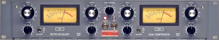 Retro Instruments Revolver Dual-Channel Tube Compressor | Pro Audio ...